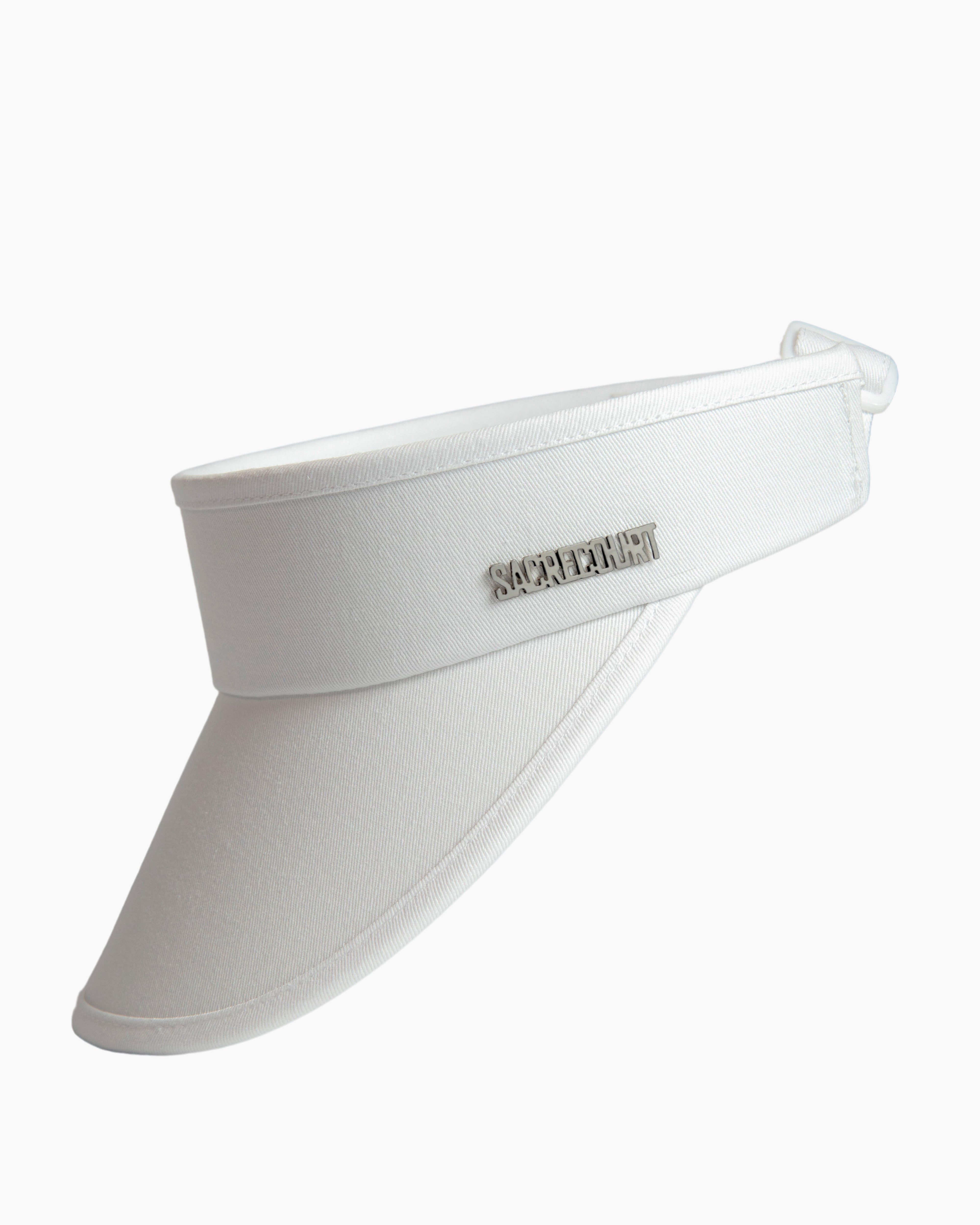 WHITE SOLAR VISOR – SACRE-COURT